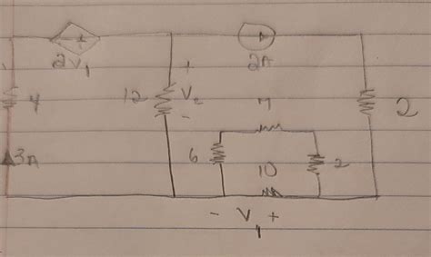 Solved Find V And V Chegg Com