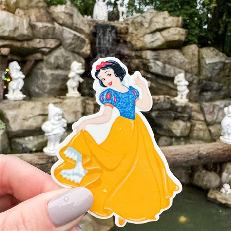 Snow White Sticker Etsy