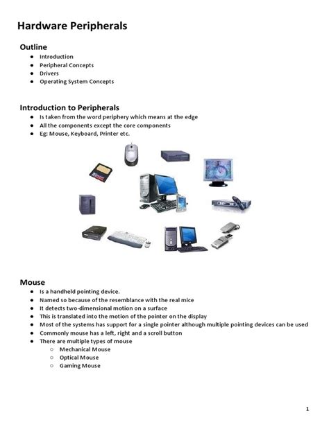 4work Hardware Peripherals Pdf Operating System Process Computing