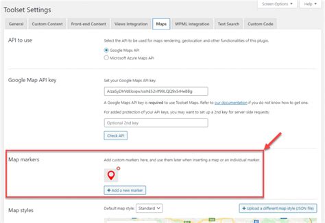 Displaying A Simple Map In WordPress Toolset