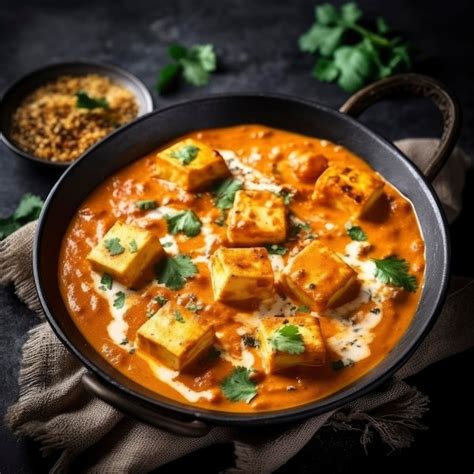 Premium Ai Image Delicious Paneer Butter Masala Photography