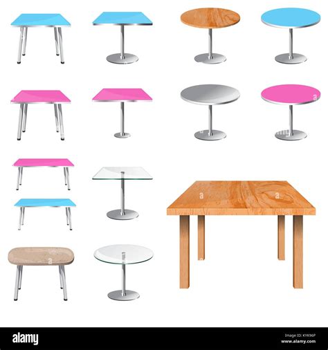 Empty Table Set Stock Vector Image And Art Alamy