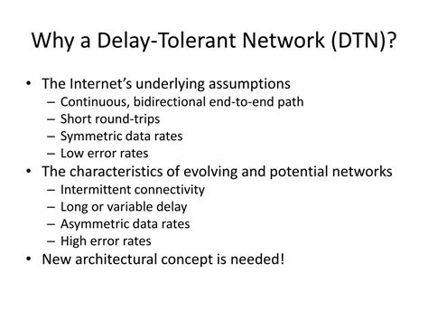 Ppt Delay Tolerant Networks Dtns A Tutorial Ipnsigreportsdtn