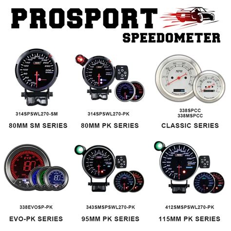 Universal 80mm Gps Speedometer With Warning And Peak Recall