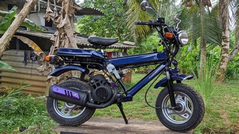 Make An Amazing Mini Bike How To Make Mini Motorcycle From Scooter Engine YouTube