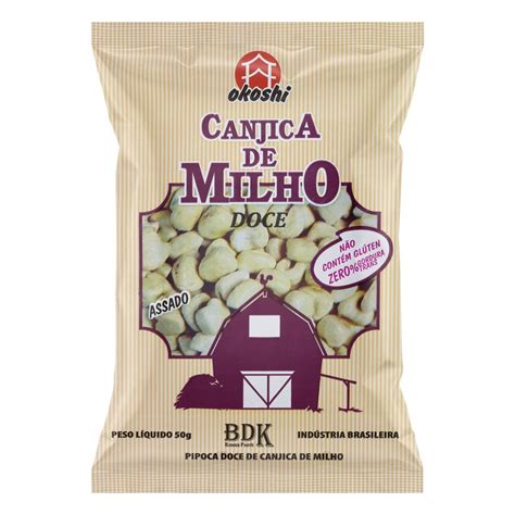 Canjica De Milho Doce Okoshi Pacote 50g Hakuo Supermercados
