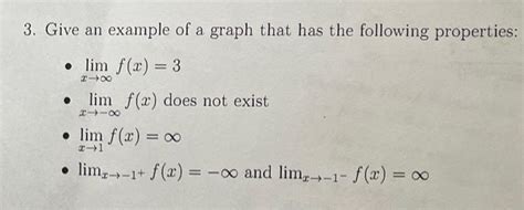 solved 3 give an example of a graph that has the following