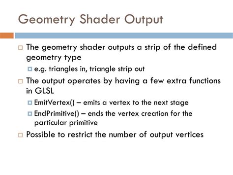PPT Geometry Shader PowerPoint Presentation Free Download ID