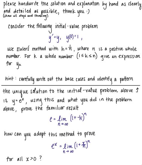 solved please handwrite the solution and explanation by hand
