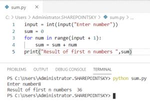 Python Program To Find Sum Of N Numbers With Examples Python Guides