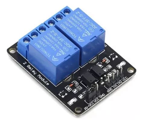 Módulo Relé 2 Canais 5v Low Level Optoacoplado Arduino Mercadolivre