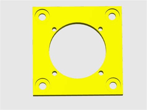 57 42 Stepper Motor Adapter Plate By User 1653331986 Makerworld Download Free 3d Models
