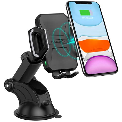 Wireless Car Charger 10w Max Qi Wireless Fast Charger Car Mount Usb C