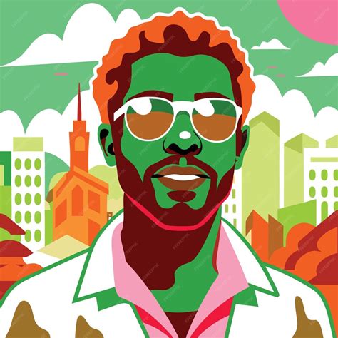 Premium Vector Retro Geometric Pattern Design