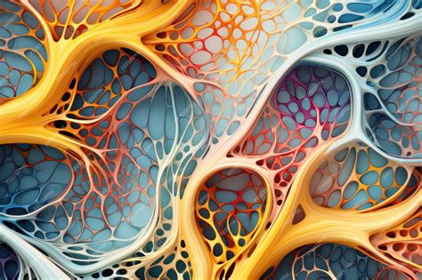 Premium Ai Image Abstract Neural Network Maze Pattern Generative Ai