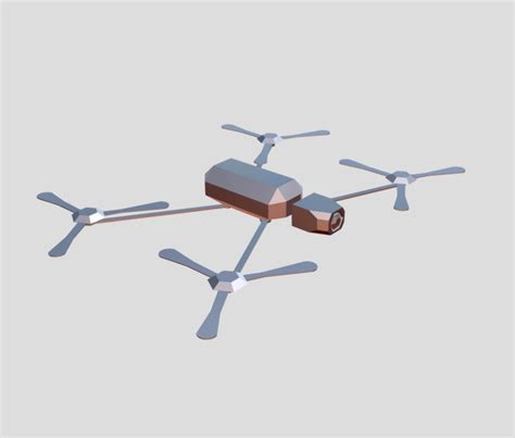 Low Poly Drone Asset By Trockk