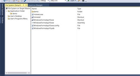 【c 】vs2017 winform 打包以及打包遇到的问题 c 打包的项目桌面图标为什么没有 csdn博客