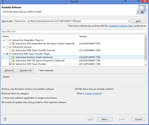 集成 Svn 插件到 Eclipse 全过程defonds 的专栏 Csdn博客subversive Svn Team Provider 集成 Svn 插件到 Eclipse 全过程defonds 的专栏 Csdn博客subversive Svn Team Provider