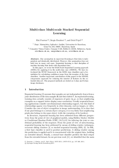 pdf multi class multi scale stacked sequential learning