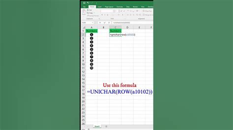 How To Add Stylish Numbers In Excel Youtube