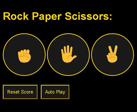 Github Atheojester23rock Paper Scissors Simple Rock Paper Scissors Game