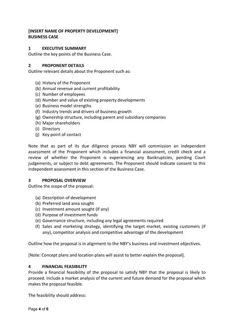 Free Printable Business Case Templates [excel Word Pdf] Hiring Simple