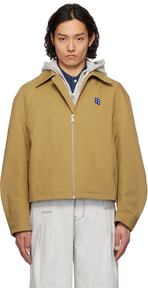 ader error beige sig trs tag 01 jacket ader error