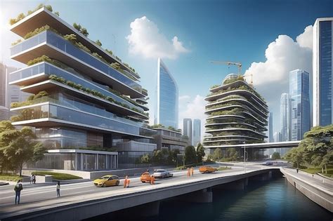 Premium Photo Innovative Infrastructure Creative Architecture And