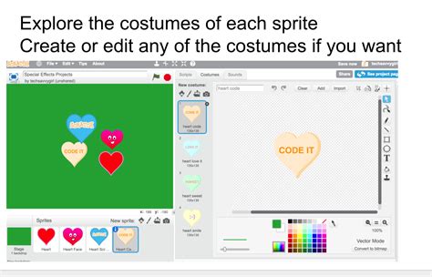 Create Make Learn March 24 Coding Special Effects Scratch And Wevideo