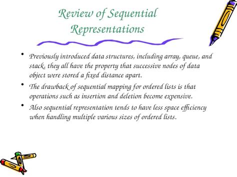 Ppt Review Of Sequential Representations Previously Introduced Data