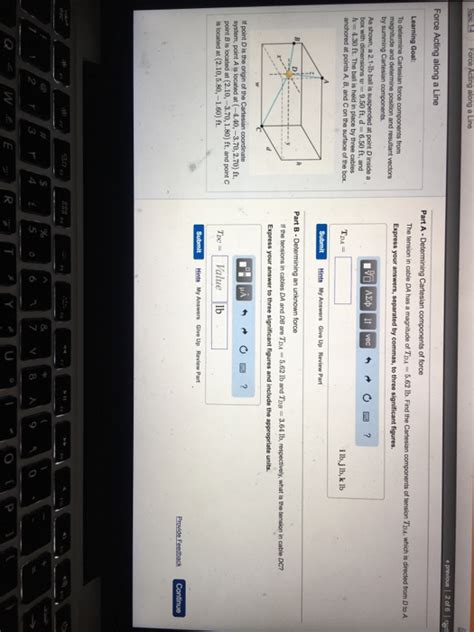 Solved To Determine Cartesian Force Components From Chegg