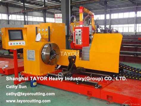 CNC Pipe Cutting Machine CNCXG TAYOR China Manufacturer Cutting Fold Bend Machine