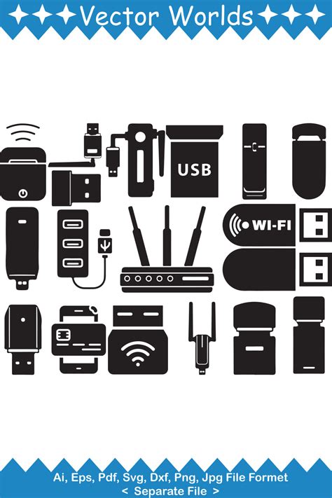 Wifi Adapter SVG Vector Design MasterBundles