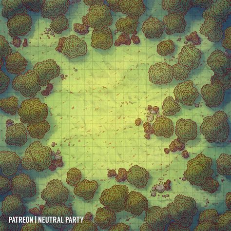 Woods Battlemap Dnd Maps Battlemap Map