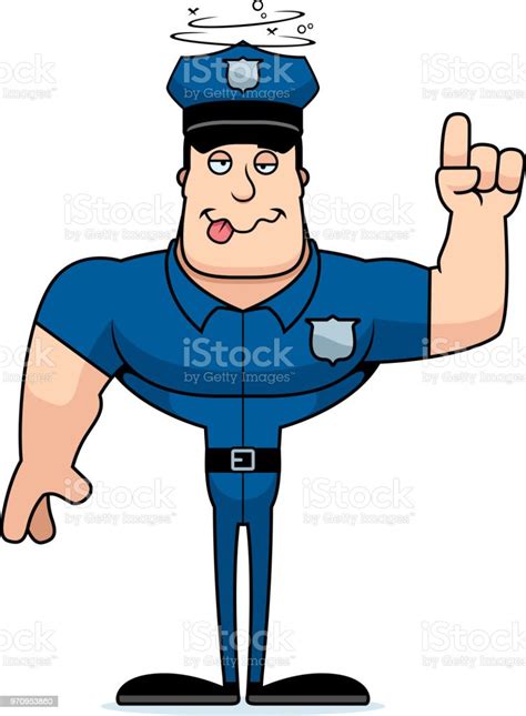 Cartoon Drunk Police Officer Stock Illustration Download Image Now
