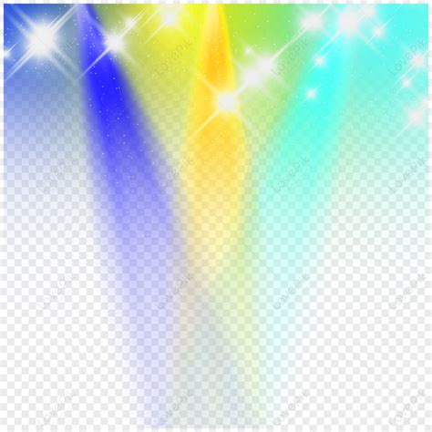 노란색 보라색과 파란색 스포트라이트 무대 일러스트 조명 효과구배노랑 Png 일러스트 무료 다운로드 Lovepik
