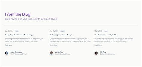 Blog Sections Official Ninjabootstrap Ui Components