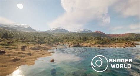 Unreal Engine Marketplace Shader World Procedural Landscape Ocean