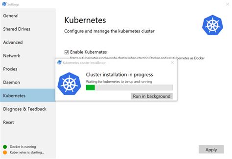 Running Kubernetes Cluster In Docker For Windows On Windows 10 Pixel