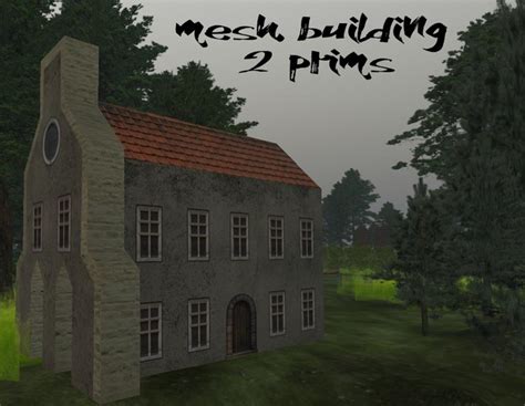 Second Life Marketplace Mesh Building