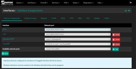 unable to dhcp access internet by unifi guest wifi netgate forum