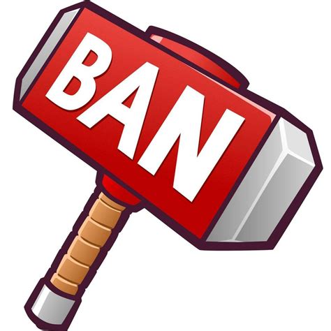Ban Hammer Vector Art Icons And Graphics For Free Download