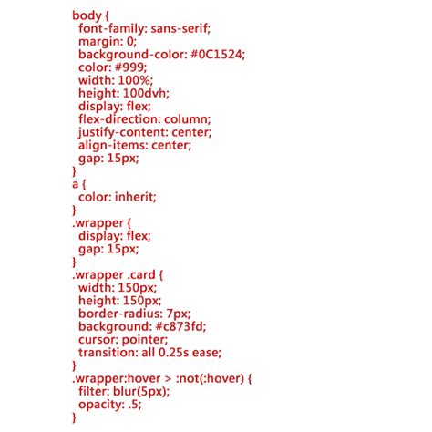 純 Css 滑鼠滑過，其他項目模糊效果
