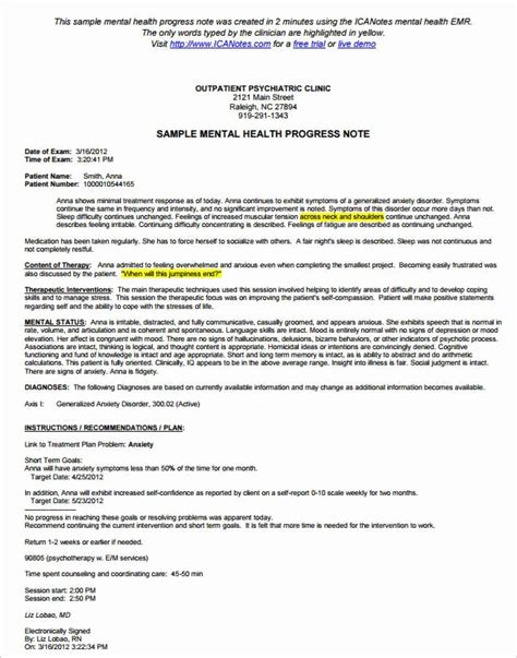 Progress Notes Aged Care Template Detrester Com