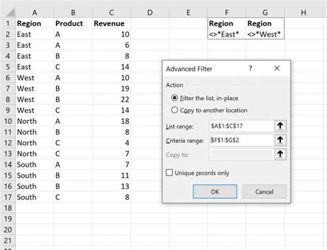 Excel Advanced Filter How To Use Does Not Contain