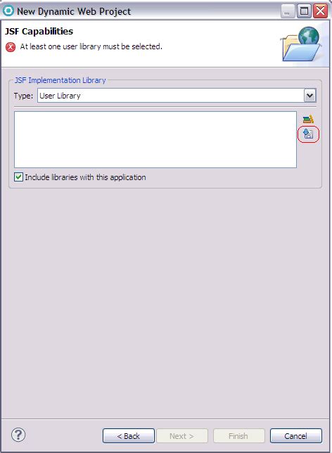 ibm rational application developer v8 0 configuration for jsf v2 0 with websphere application