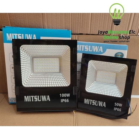 Jual Lampu Led Sorot Lampu Tembak Flood Light W W W W W Putih Mitsuwa Shopee Indonesia