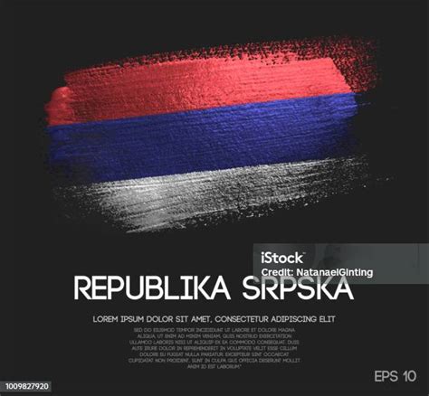 스르프스카 공화국 깃발 만든 반짝이 스파클 브러쉬 페인트 벡터의 0명에 대한 스톡 벡터 아트 및 기타 이미지 0명 검은색