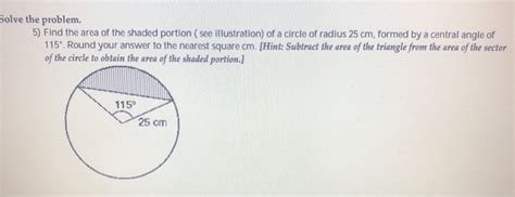 Solved Find The Area Of The Sss Triangle Round The Answer