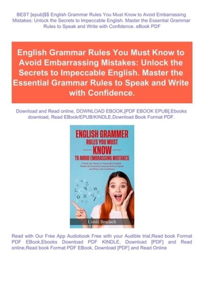 Best Epub English Grammar Rules You Must Know To Avoid Embarrassing